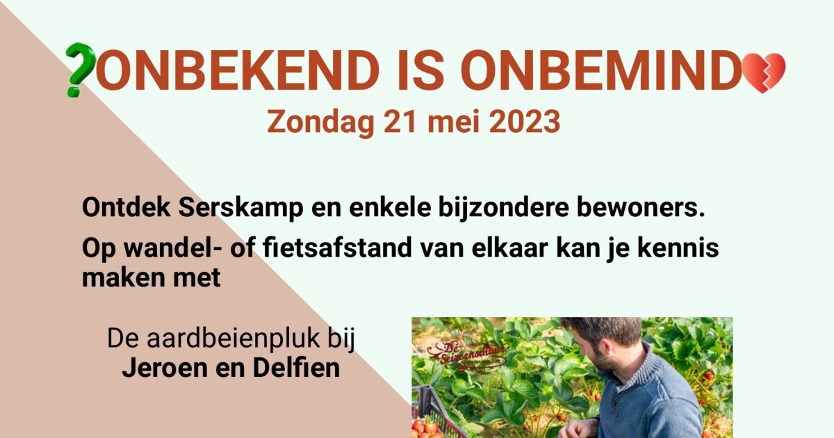 Over Onbekend is onbemind - Tussen Beek en Schelde